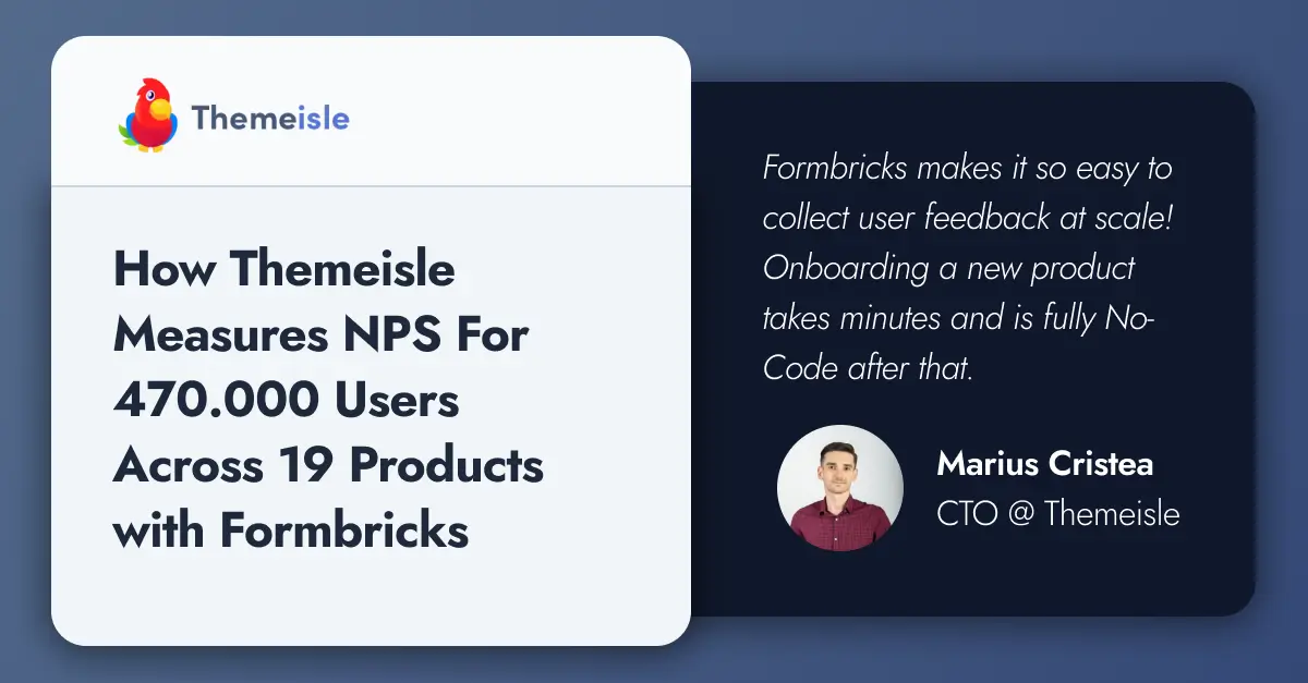 Themeisle Success Story: Enhancing Product Feedback with Formbricks